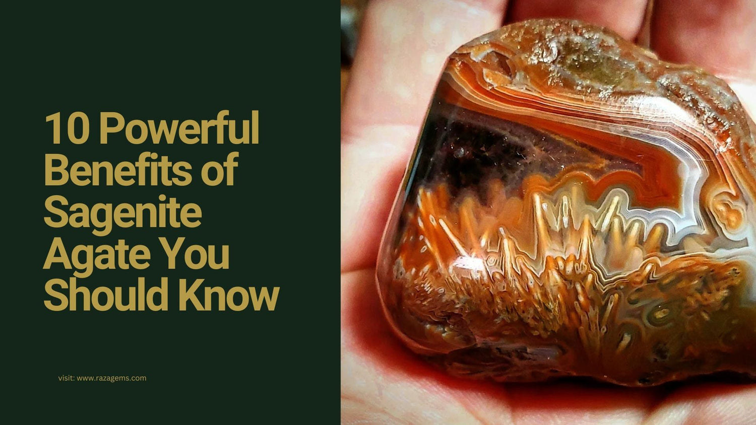 10 Powerful Benefits of Sagenite Agate You Should Know – Raza Gems LLC
