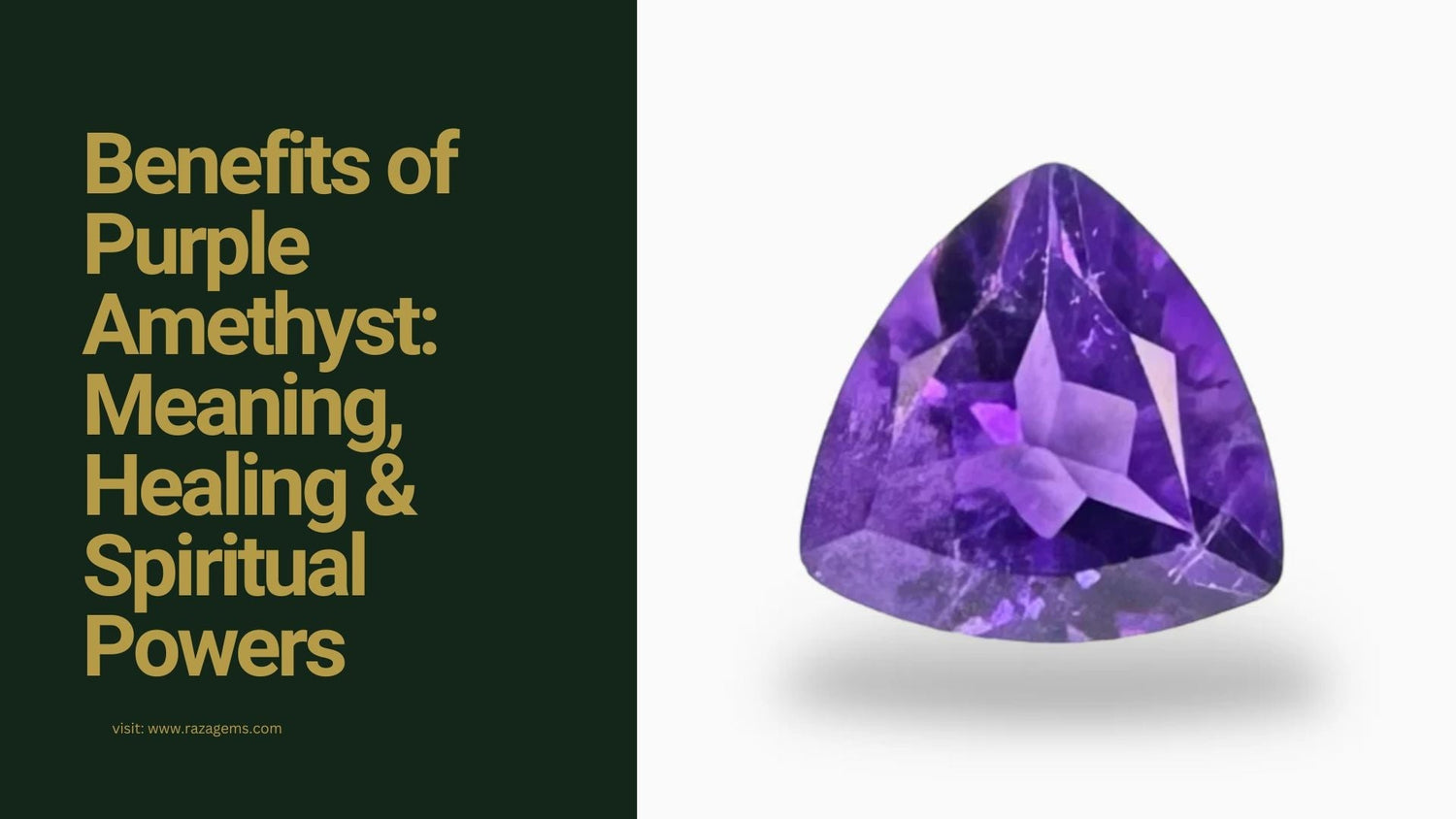 Benefits of Purple Amethyst: Meaning, Healing & Spiritual Powers – Raza ...