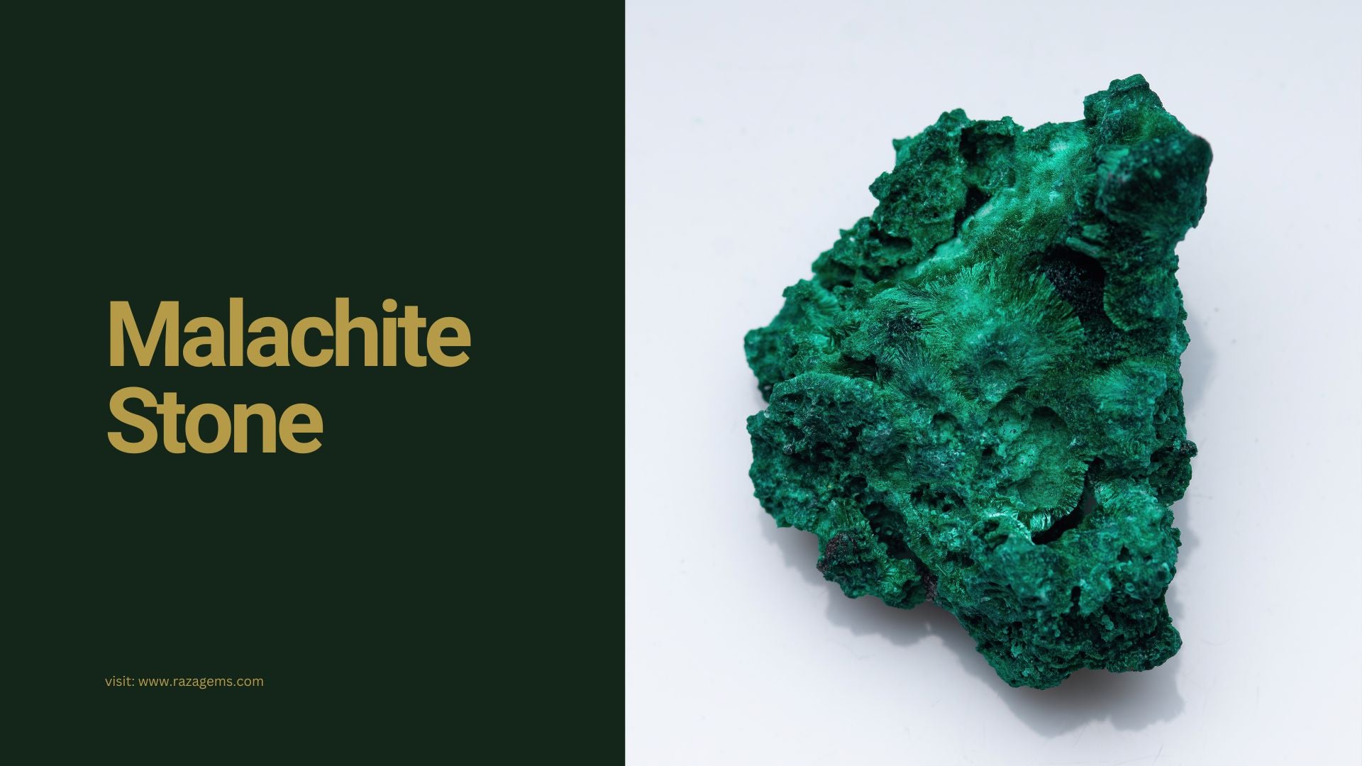 Malachite Stone of Transformation and Protection – Raza Gems LLC