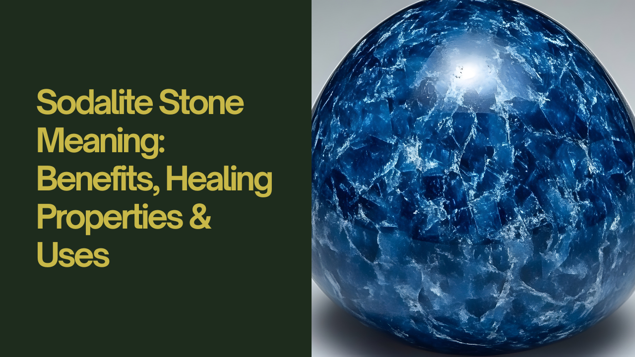 Sodalite Stone Meaning: Benefits, Healing Properties & Uses – Raza Gems LLC