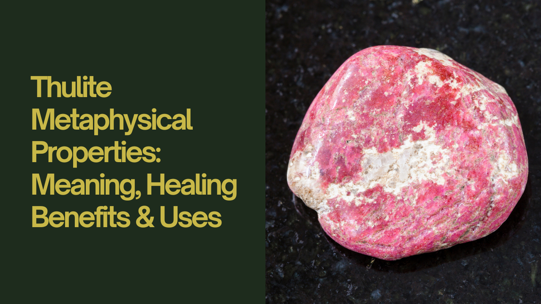Thulite Metaphysical Properties: Meaning, Healing Benefits & Uses – Raza Gems LLC