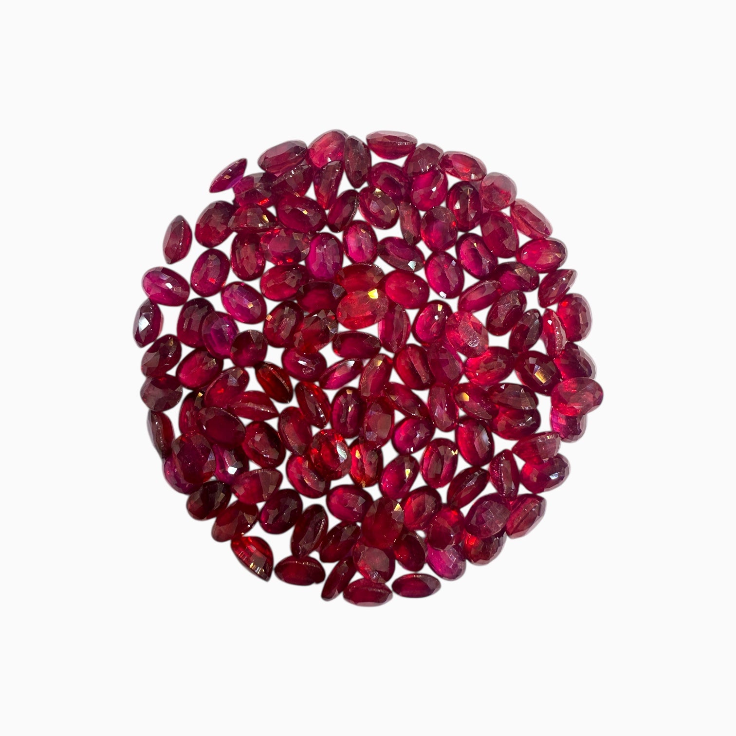 Ruby Oval Stone (GF) 7x5 mm lot 0.80 Carats - 1.40 Carats For Jeweller ...
