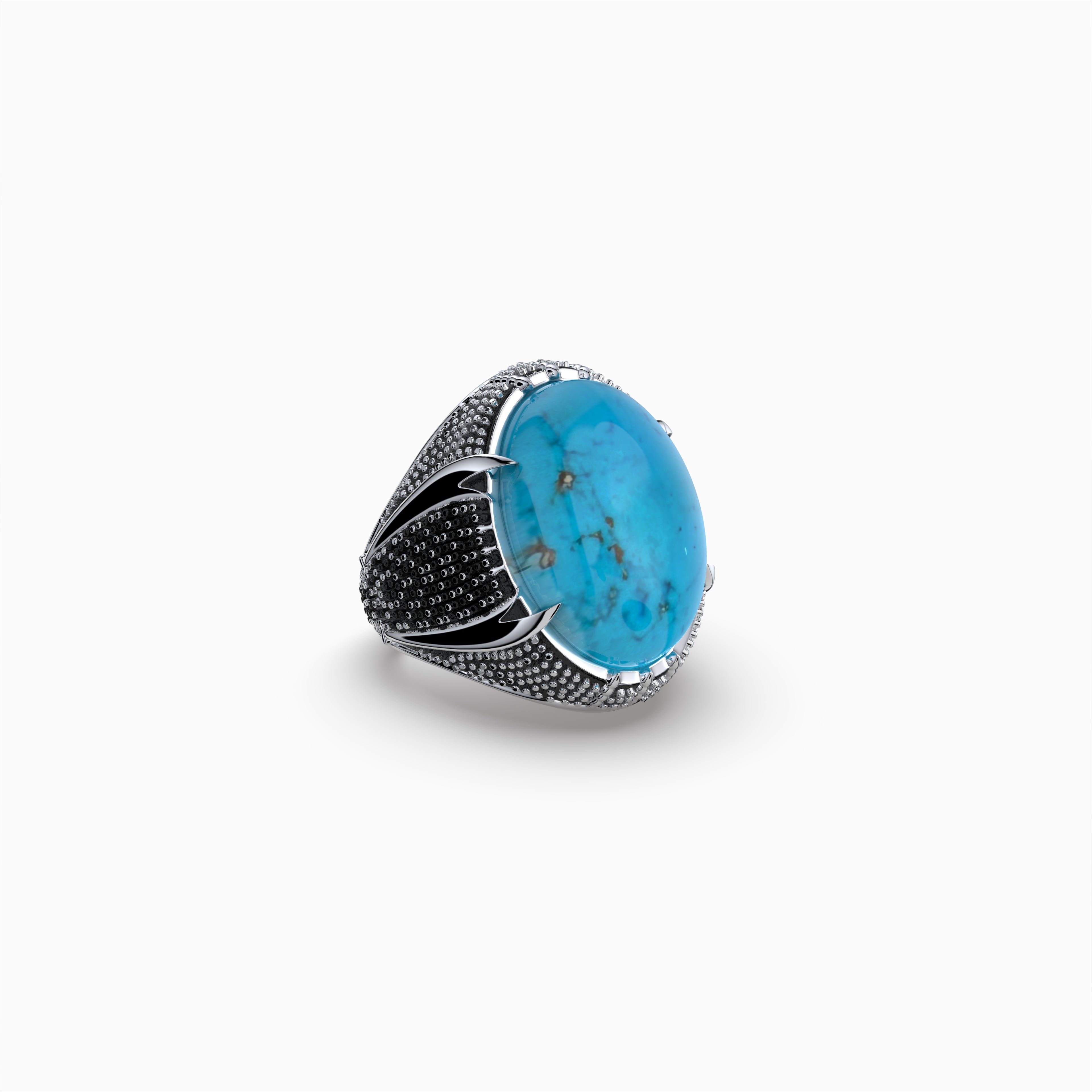 Buy Men Rings with Stones Online: Natural stones rings – Raza Gems LLC